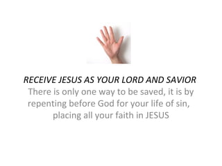 Five steps to return to God | PPT