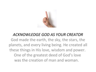 Five steps to return to God | PPT