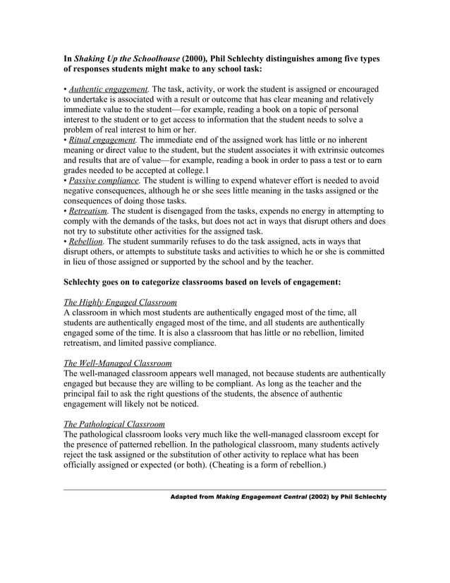 5 Steps to Total Student Engagement | PDF