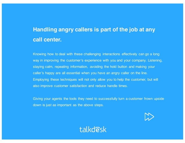 5 Steps for Handling an Angry Caller in the Call Center | PPT