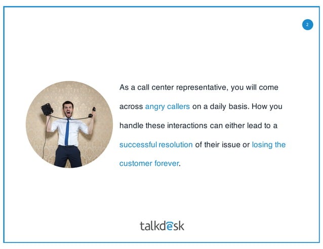 5 Steps for Handling an Angry Caller in the Call Center | PPT