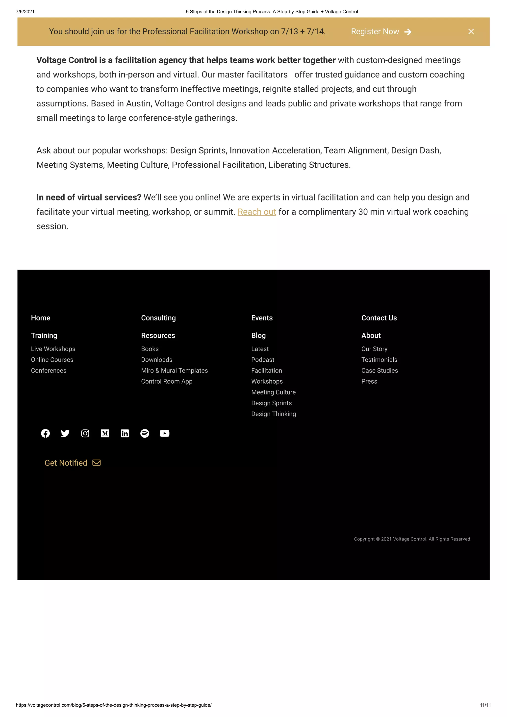5 steps of the design thinking process a step by-step guide + voltage ...