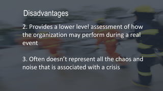 5 steps to Creating and Delivering Tabletop Exercises | PPTX