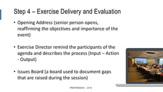 5 steps to Creating and Delivering Tabletop Exercises | PPTX