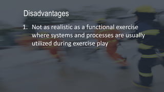 5 steps to Creating and Delivering Tabletop Exercises | PPTX