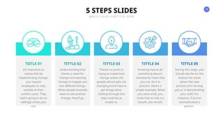 5 STEPS Slides Powerpoint Template for studentspptx | PPTX