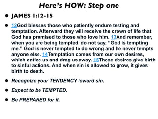 5 steps to avoid temptation | KEY | Christianity | Religion & Spirituality