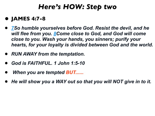 5 steps to avoid temptation | KEY | Christianity | Religion & Spirituality