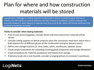 5 steps to better construction materials tracking | PPT