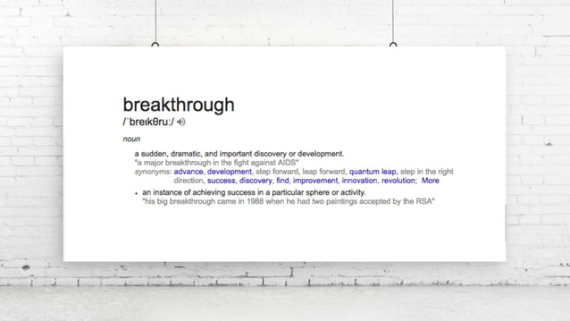 5 Steps To Breakthrough | PPT