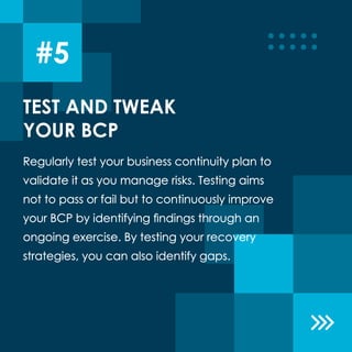 5 Steps to Build an Effective Business Continuity Plan | PDF