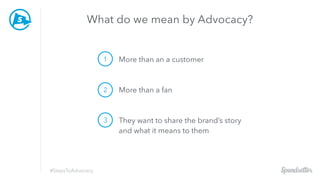 5 Steps to Building a Quality Advocate Network | PPT