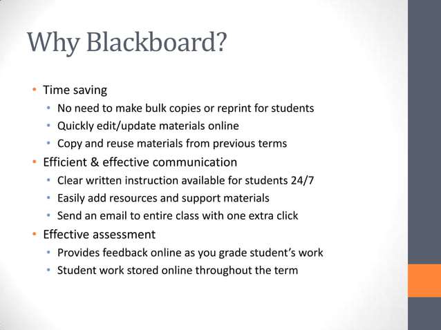 5 steps to build your course blackboard | PPT
