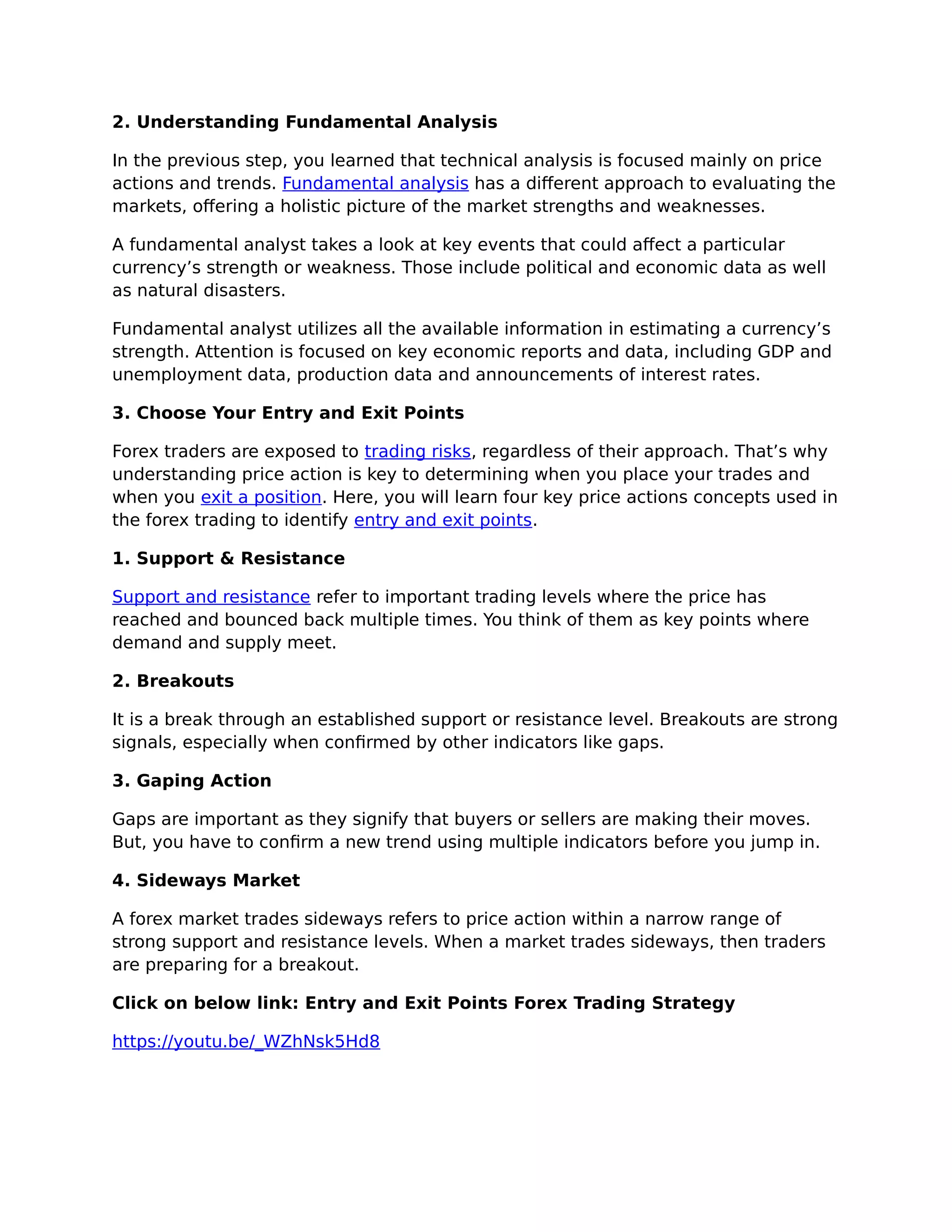 5 Steps to Build your Forex Trading Strategy | PDF