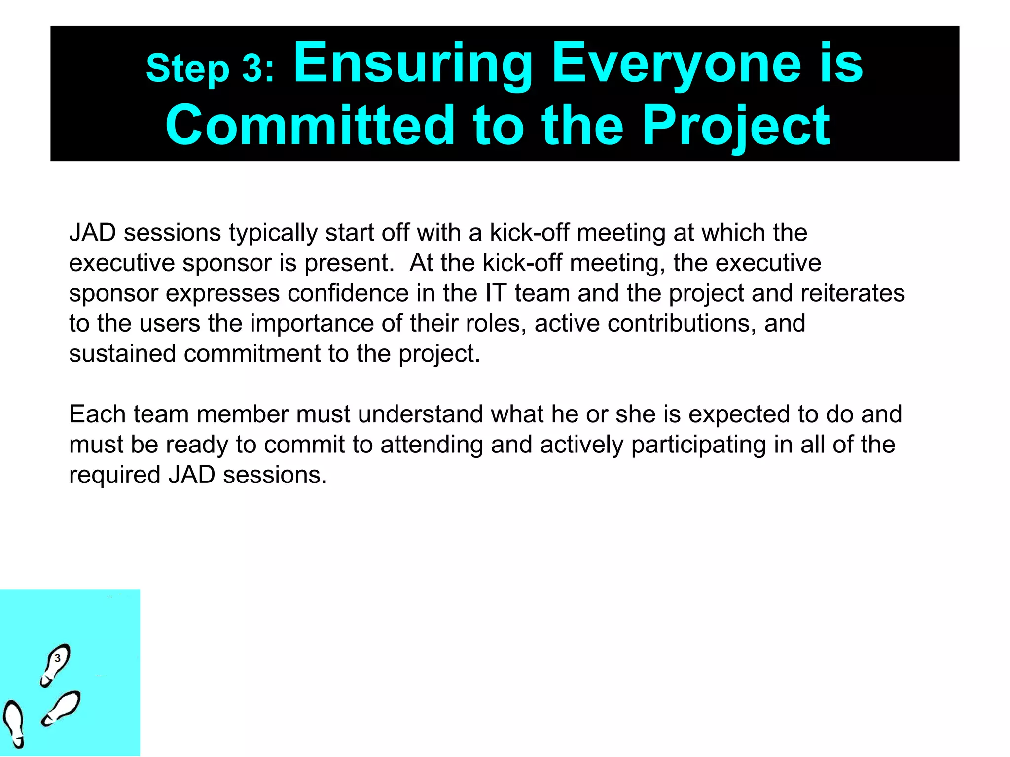 5 Steps To Effective Jad Sessions | PPT