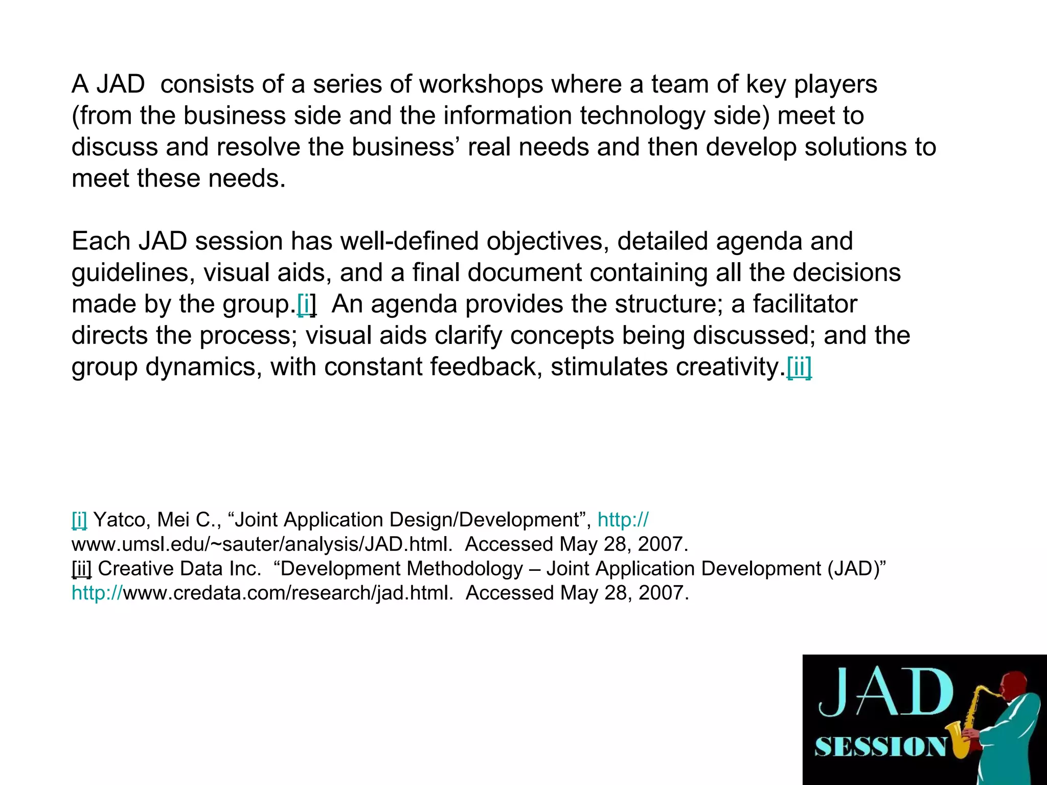 5 Steps To Effective Jad Sessions | PPT