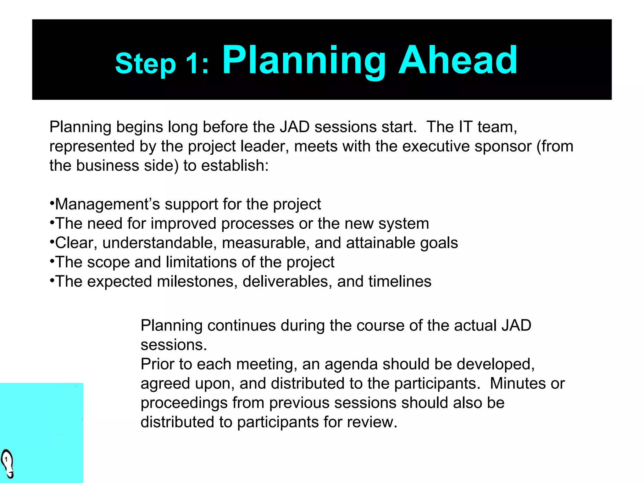 5 Steps To Effective Jad Sessions | PPT