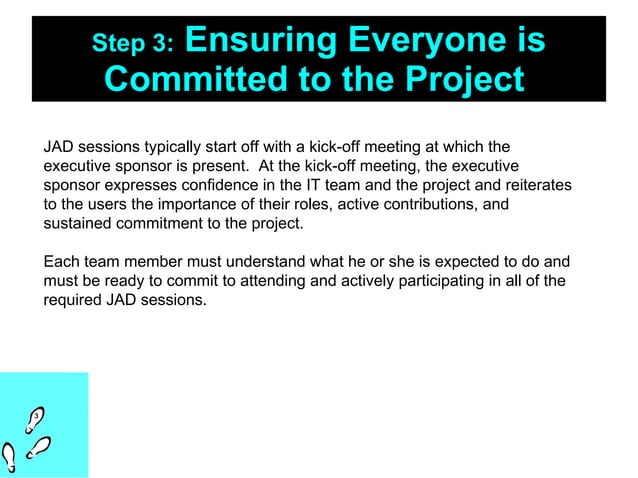 5 Steps To Effective Jad Sessions | PPT | IT and Internet Support ...