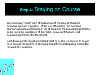 5 Steps To Effective Jad Sessions | PPT