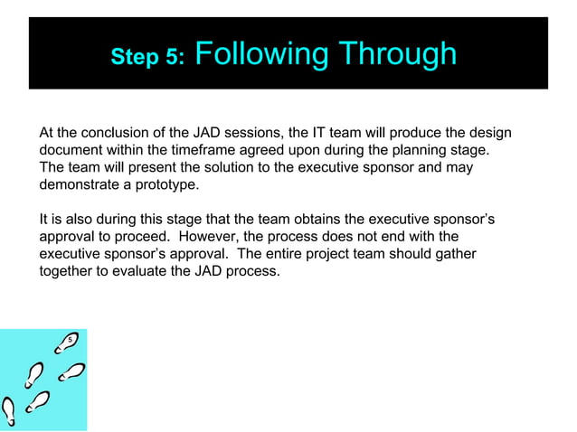 5 Steps To Effective Jad Sessions | PPT | IT and Internet Support ...