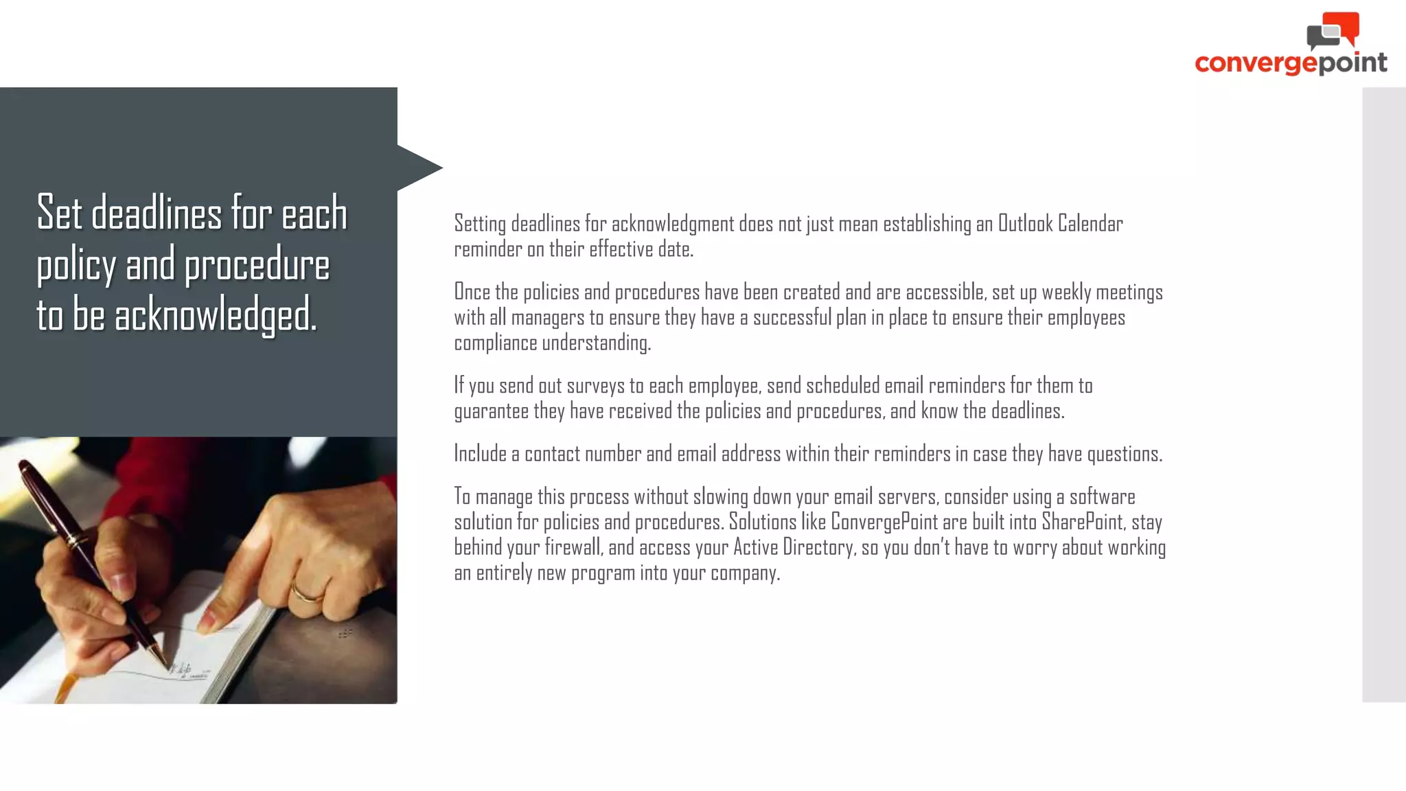 5 Steps to Ensure Compliance with Policies and Procedures | PDF