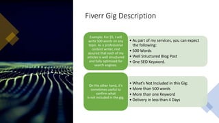 What is fiverr | PPTX