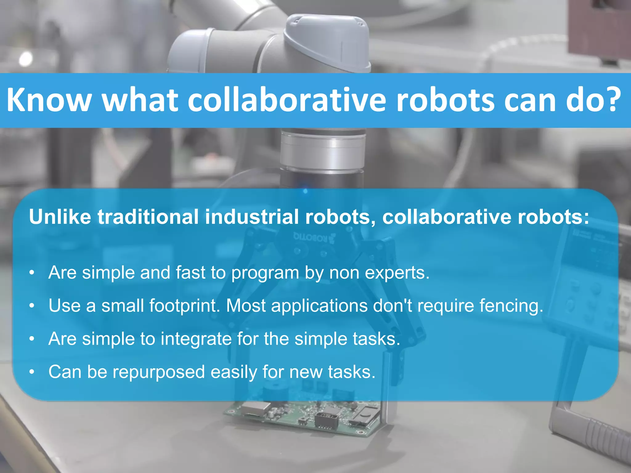 5 Steps for Getting Started with Collaborative Robots | PPT