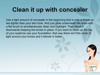 5 steps to getting perfect eyebrows | PPT