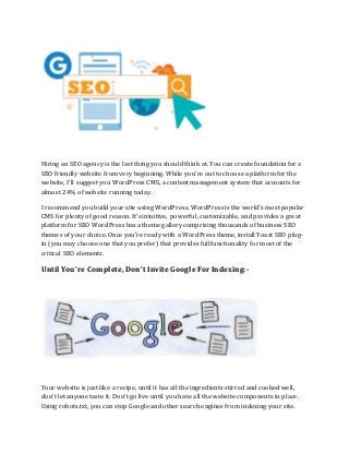 5 steps to get your website noticed and ranked well