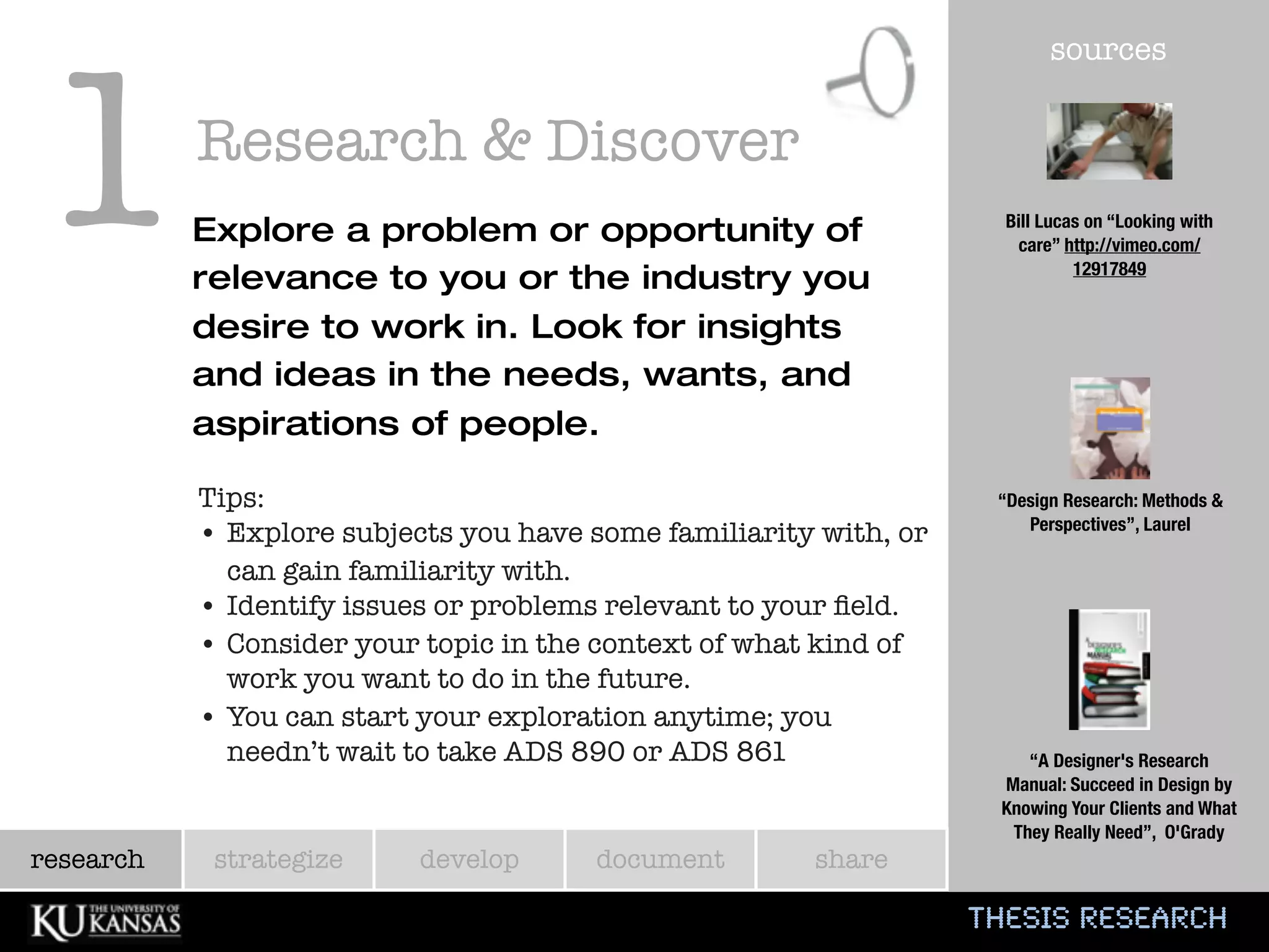 Five Steps To a Great Master’s Design Thesis 2.0 | PDF