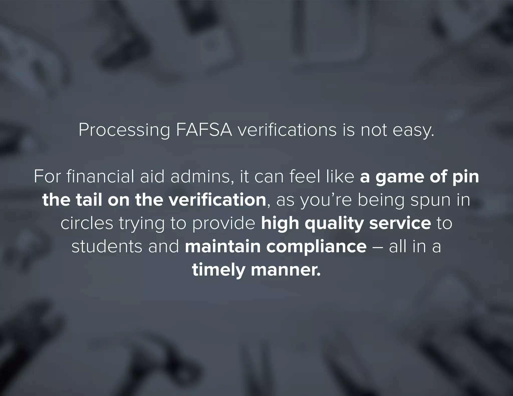 5 steps to improve your fafsa verification process | PPT