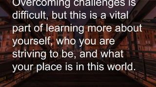 5 steps to overcome challenges | PPTX