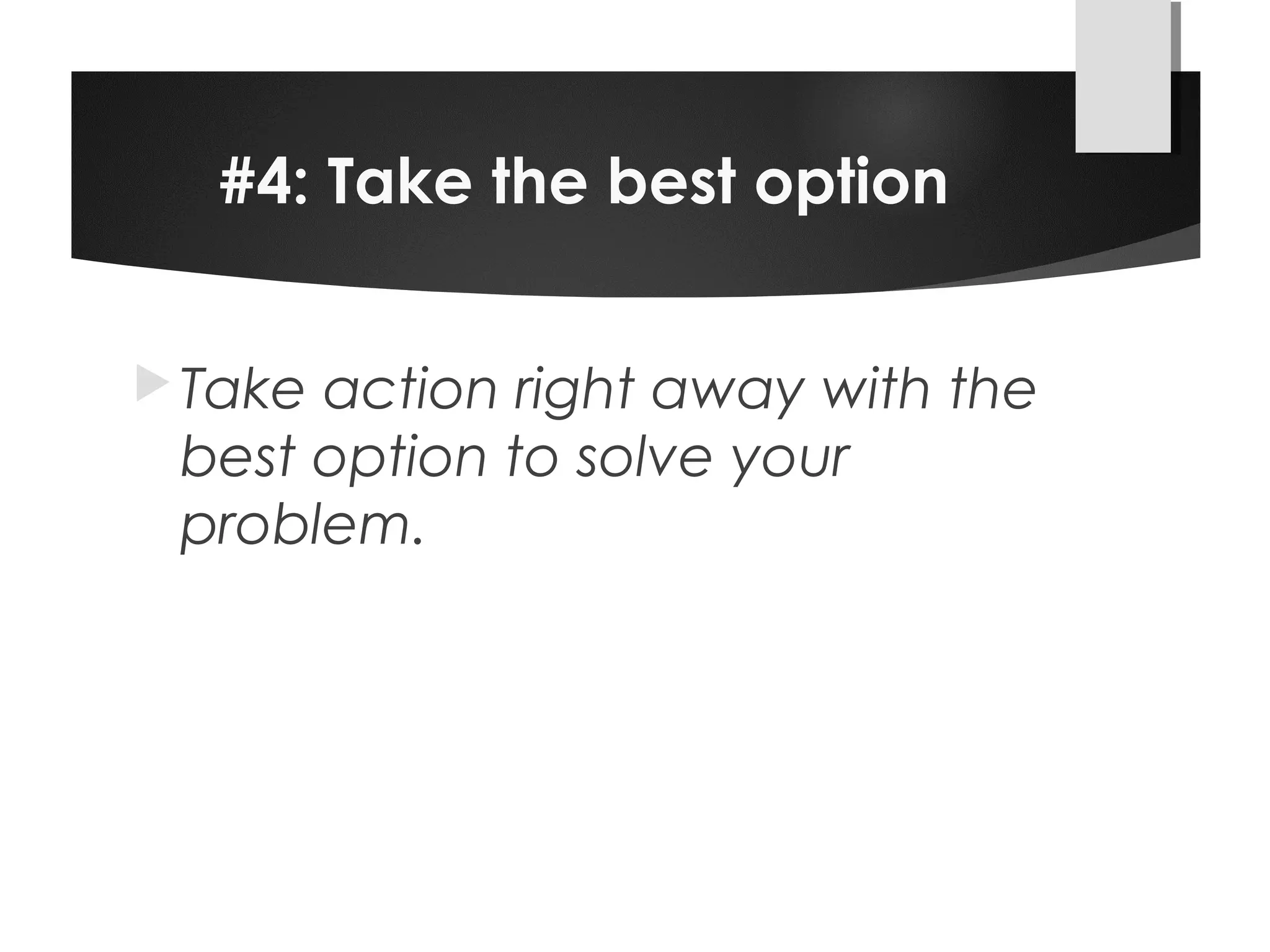 5 steps to solve any problem successfully | PPT