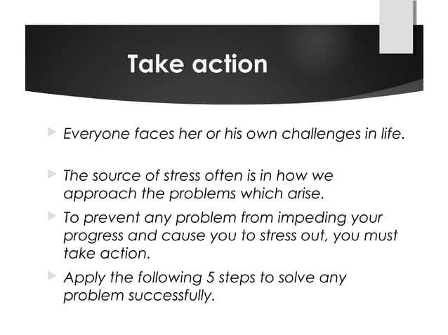 5 steps to solve any problem successfully | PPT