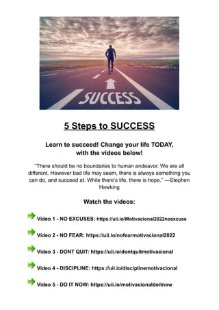 5 STEPS TO SUCCESS | PDF