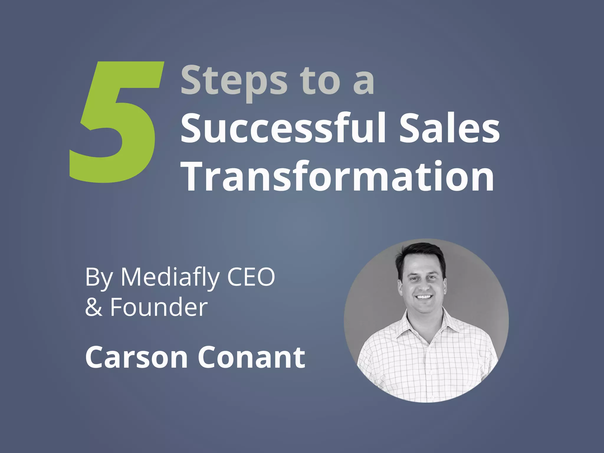 5 Steps to a Successful Sales Transformation | PPT