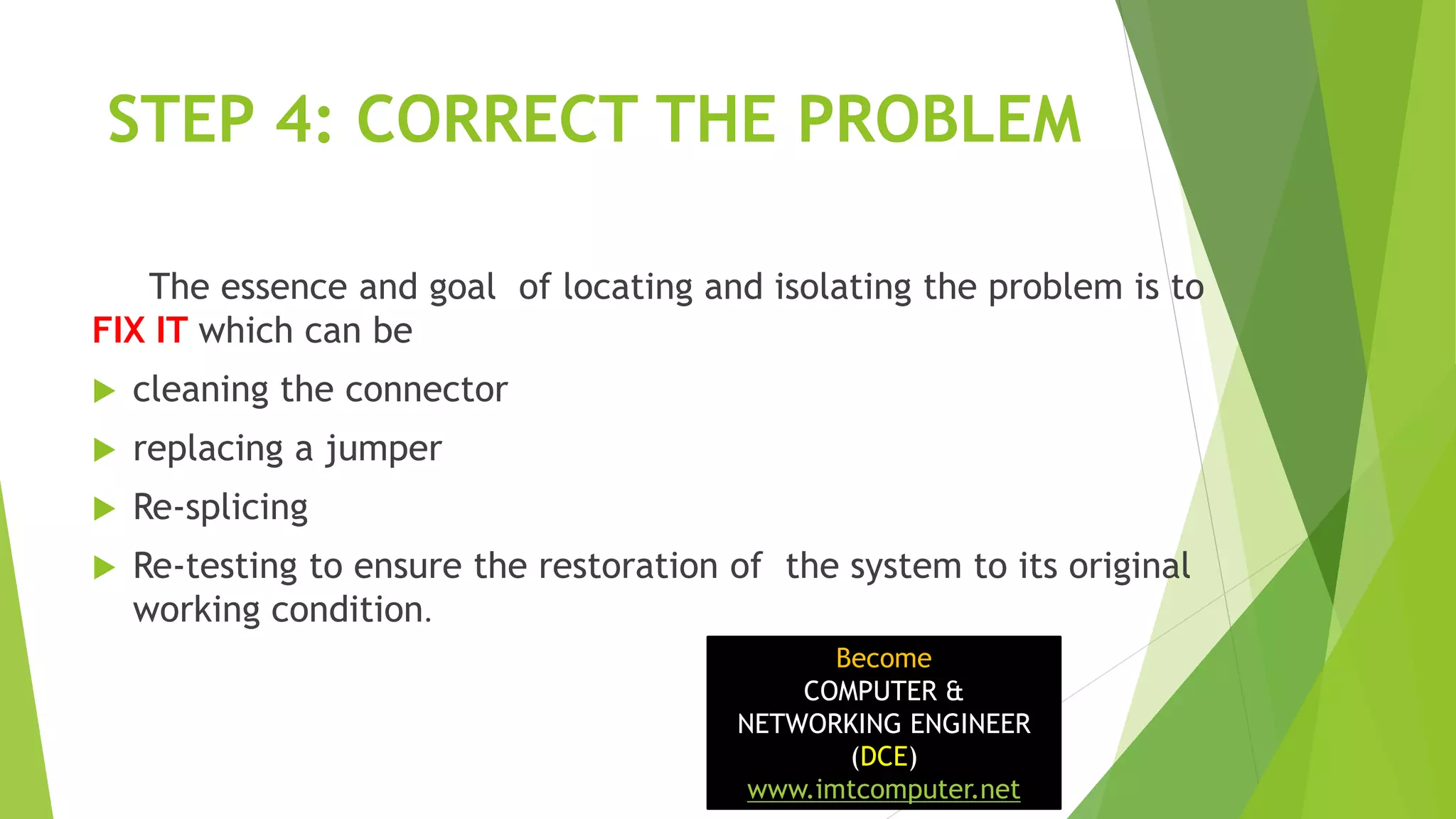 Troubleshoot fiber network | PDF