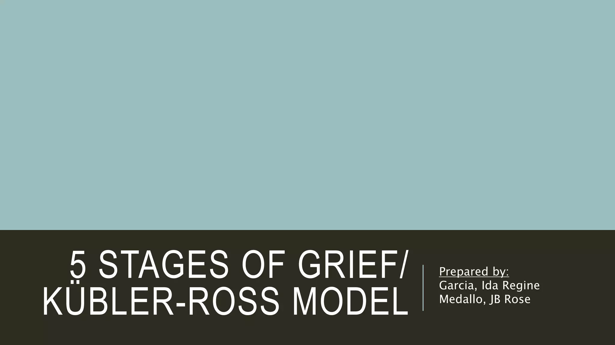 5 Stages of Grief, 4 Steps to Forgiveness and their connection | PPT