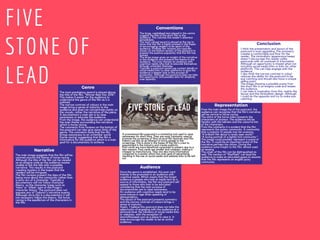 5 Stone of Lead Postcard Analysis | PPT