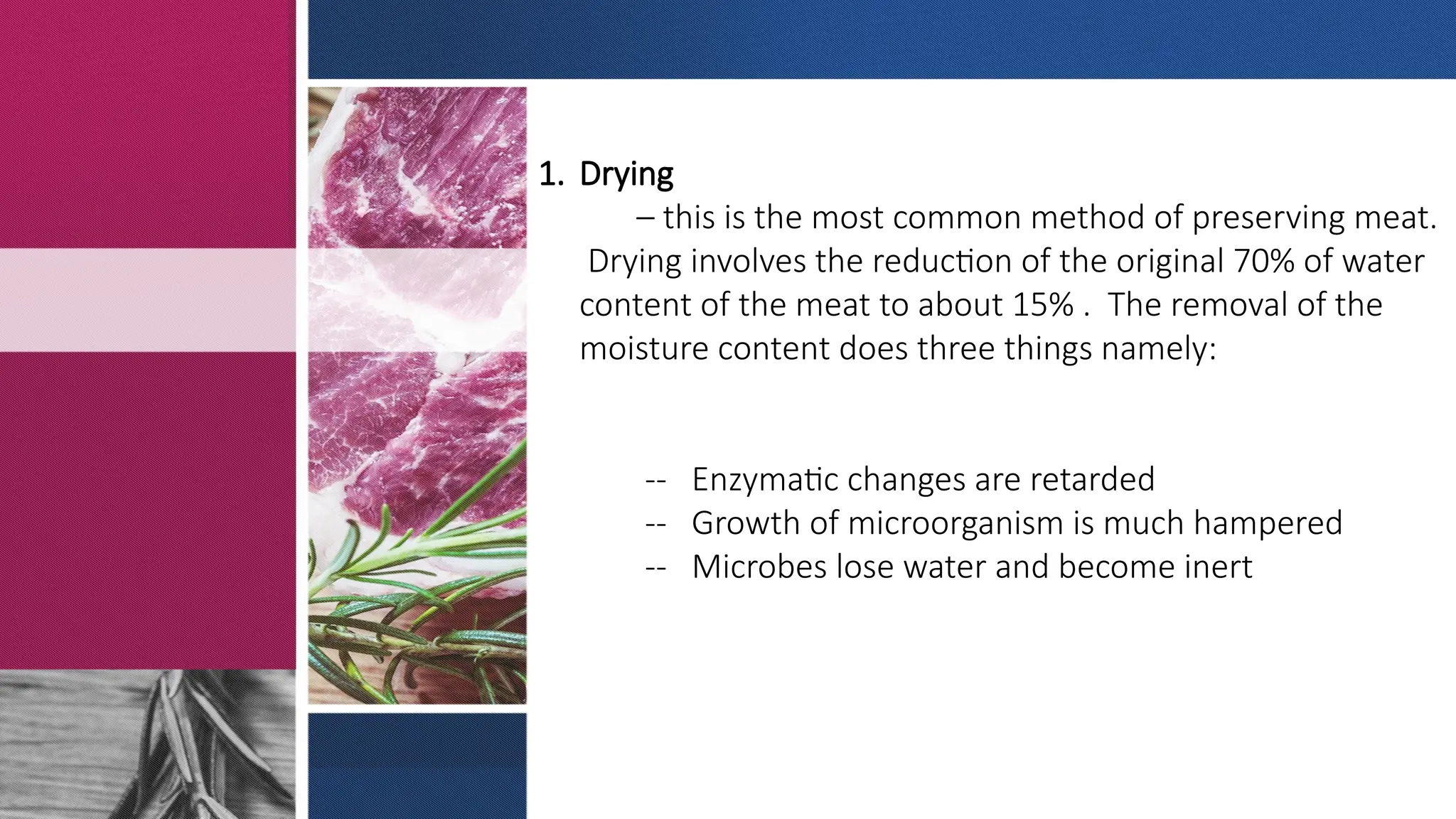 WAYS AND TECHNIQUES ON HOW TO STORE MEATS | PPTX