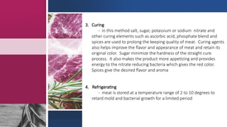 WAYS AND TECHNIQUES ON HOW TO STORE MEATS | PPTX | Barbecues and ...