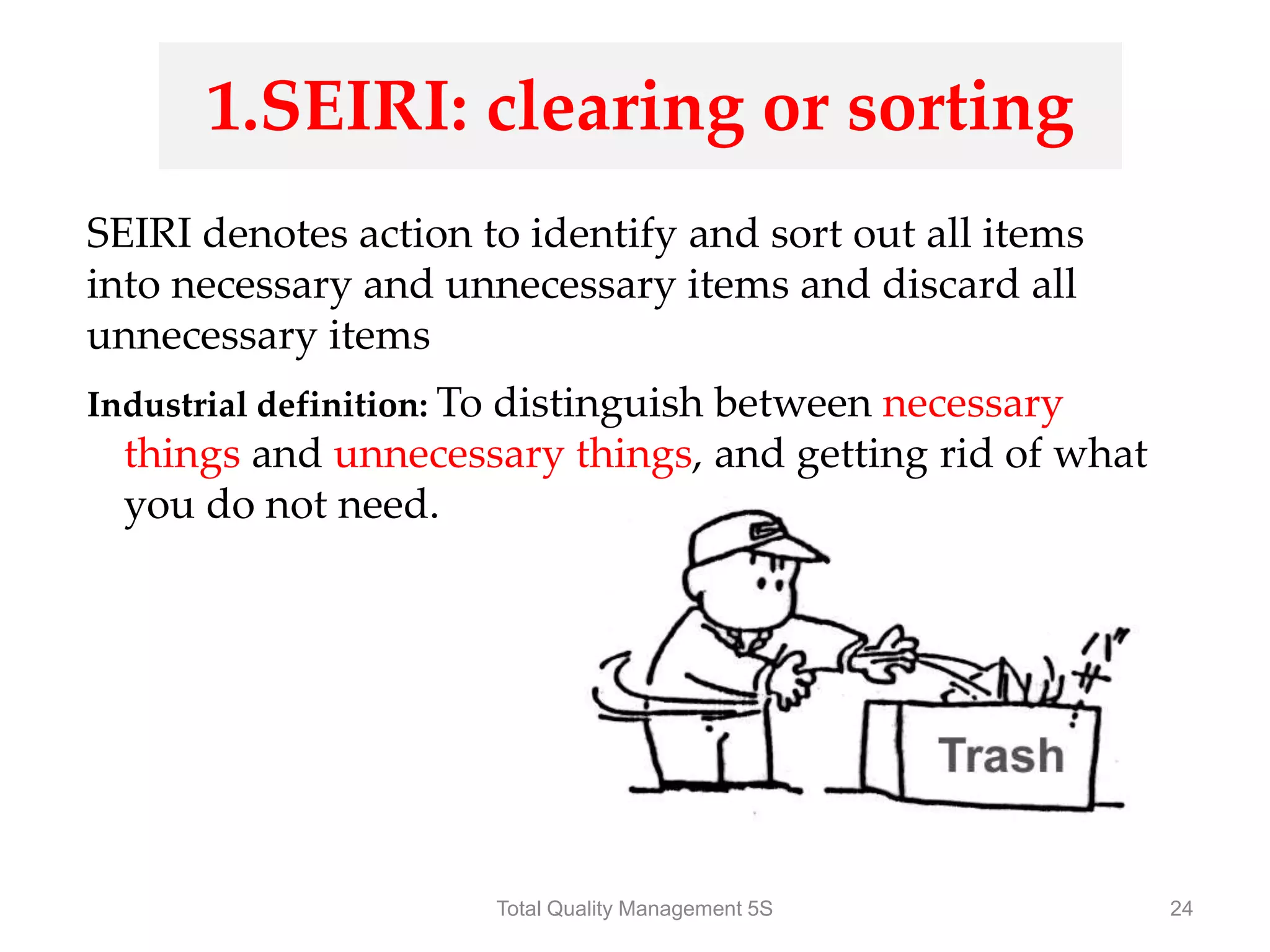 5S Priciples TQM-Total Quality management | PPTX