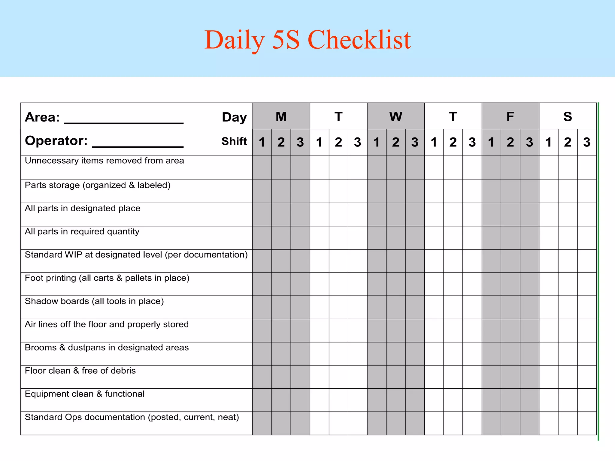 5S Training (Bengali) | PDF