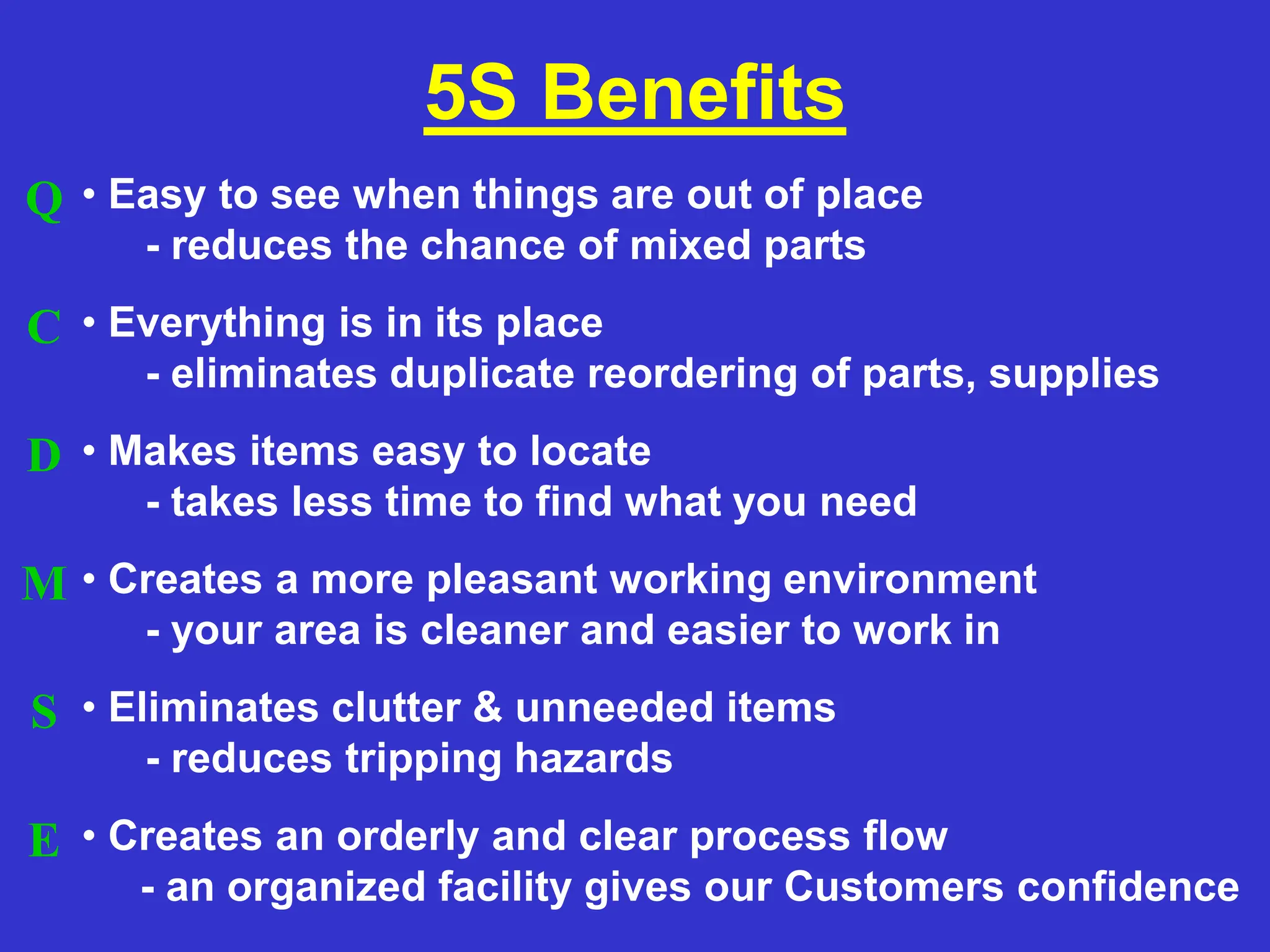 5S Training Course for professionals who | PPT