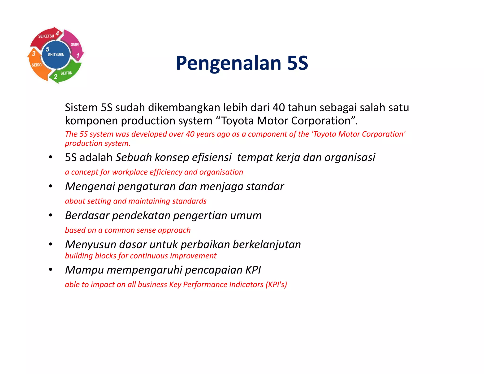 5S Training Presentation (Beginner) | PDF