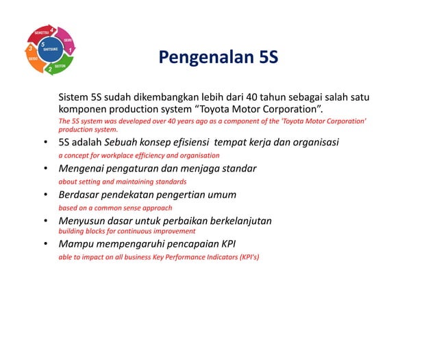 5S Training Presentation (Beginner) | PDF