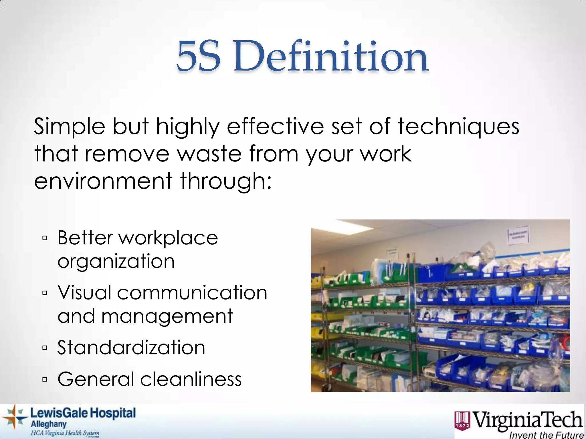 5S in Hospitals Workshop | PPTX