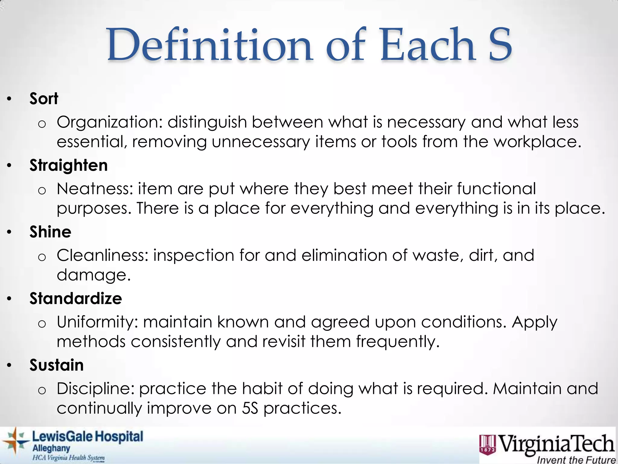 5S in Hospitals Workshop | PPTX