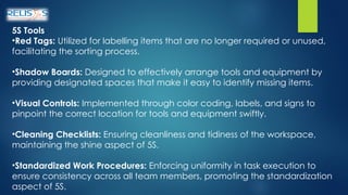 5S Training to Everyone.pptx, 5S is the tool for Continuous improvement ...