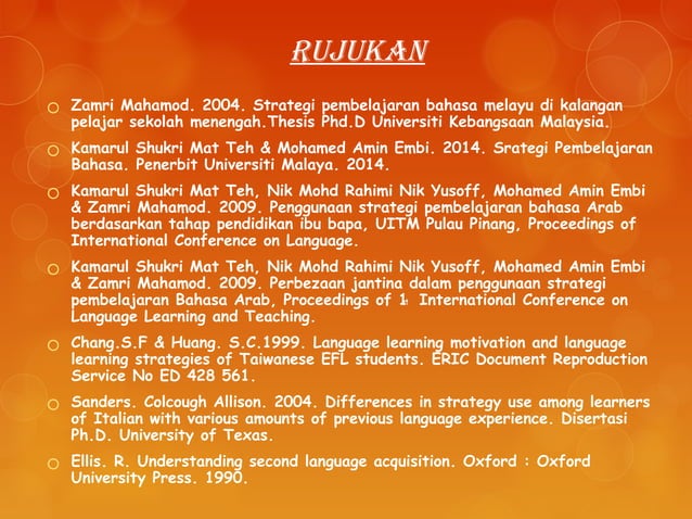 5 strategi pembelajaran bahasa spb | PPT